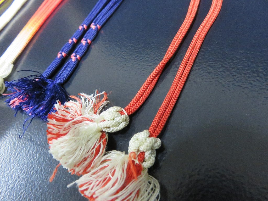 HM#43 Silk Haori Himo Flat Braid 5pcs Bundle Pack – Mikula Kimono